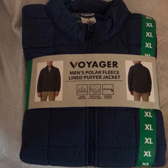 Jackets & Coats | Nwt Voyager Mens Polar Fleece Lined Puffer Jacket ...